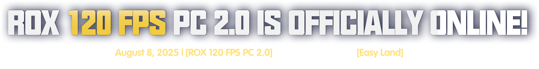 ROX 120 FPS PC Client